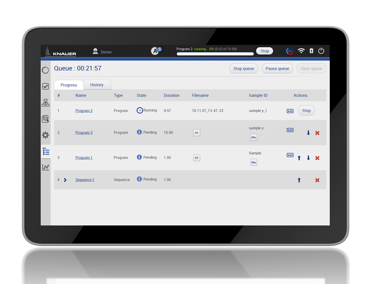 Logiciel HPLC Mobile Control