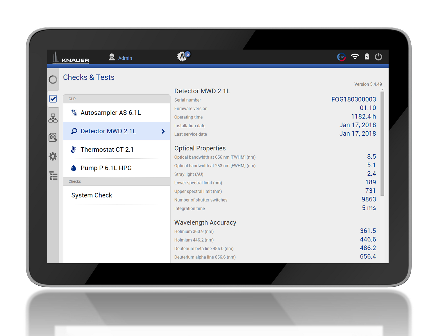 Logiciel HPLC Mobile Control